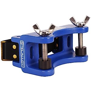 Gas Cylinder Holder Bench Mount Gas Cylinder Bracket Helium Tank Strap Mounting Bracket Reinforced Casting Steel Brackets Safety Mount Quick Fist Clamps Nitrogen Tank CO2 Cylinder Propane Tank Holder