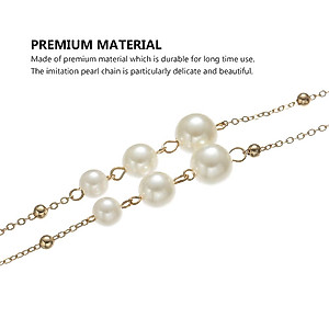 VALICLUD 1 Set 2Pcs Irregular Photo Props Trendy Chic Street Shooting Glasses (Golden)