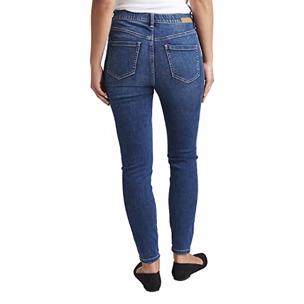 JAG Jeans Women's Valentina High Rise Skinny Pull-on Jeans-Legacy, Tribeca Blue, 12