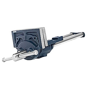 GROZ 7-Inch Heavy Duty Wood-Working Vise | Made from Cast Iron | Plain Screw | "Toe-in" Feature | High Level Precision | Perfect for Home and Professional Use (39001)