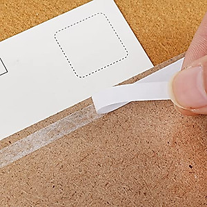 6PCS Premium Double Sided Tape for Crafts, Multi-Size Double Sides Adhesive Tapes for Arts, Scrapbook Tapes for DIY Photos, Gift Wrapping, Scrapbooking, Paper Backing, Office School Supplies (65FT)