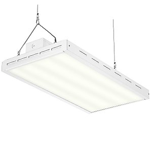 FAITHSAIL 165W Linear LED High Bay Shop Light 2FT, 22000LM, 5000K, Industrial LED Warehouse Lighting, 2 Foot Indoor Aisle Area Workshop Garage Highbay LED Lights, 4 Lamp Fluorescent Equivalent