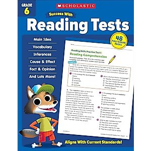 Scholastic Success with Reading Tests Grade 6 Workbook (Scholastic Success; Grade 6)