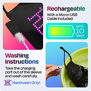 Digital Led Face Mask | Comfortable Lightweight App Controlled Led Mask | Display Message and Music Mode Light up Face Mask | Rechargeable and Wireless Light Up Masks for Adults