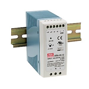 [PowerNex] Mean Well DRA-40-12 12V 3.34A 40W Single Output Switching Power Supply