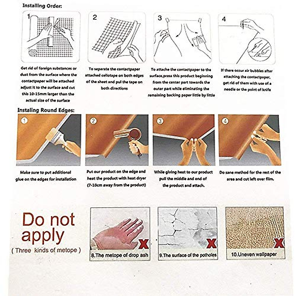 Yija Self-Adhesive Linen Cream Color Pattern Waterproof Shelf Drawer Liner Cabinet Sticker，Wallpaper 15.6Inch by 98Inch