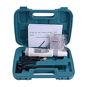 RCYAGO Dissolved Oxygen Meter with DO Probe, DO Meter Water Quality Monitor Freshwater Aquarium Test Kit, Digital Dissolved Meter Portable Pen Type Meter, 0.0-20.0mg/L ±0.3mg/L