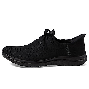 Skechers Women's Virtue-Divinity Sneaker, Black/Black=BBK, 10 Wide