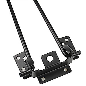 Enenes 17.7 Inch Folding Table Legs, 4 PCS Black Foldable Hairpin Table Legs, Height Heavy Duty Easy Install Folding Coffee Table Leg