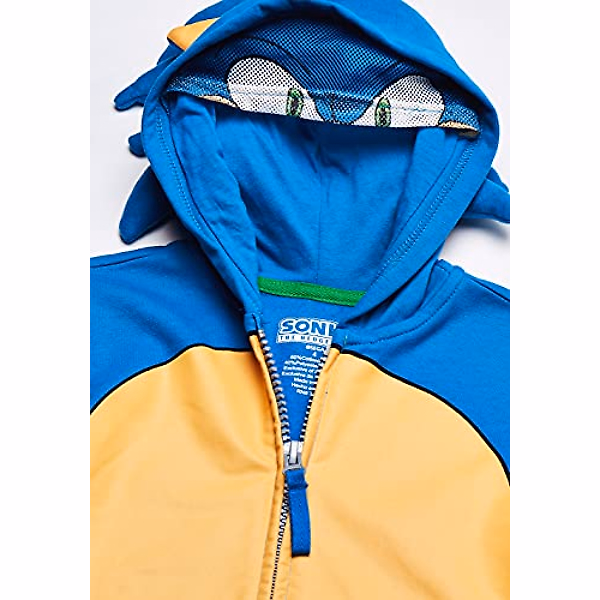 SEGA Kids' Big Sonic The Hedgehog Costume Hoodie, Royal, 8