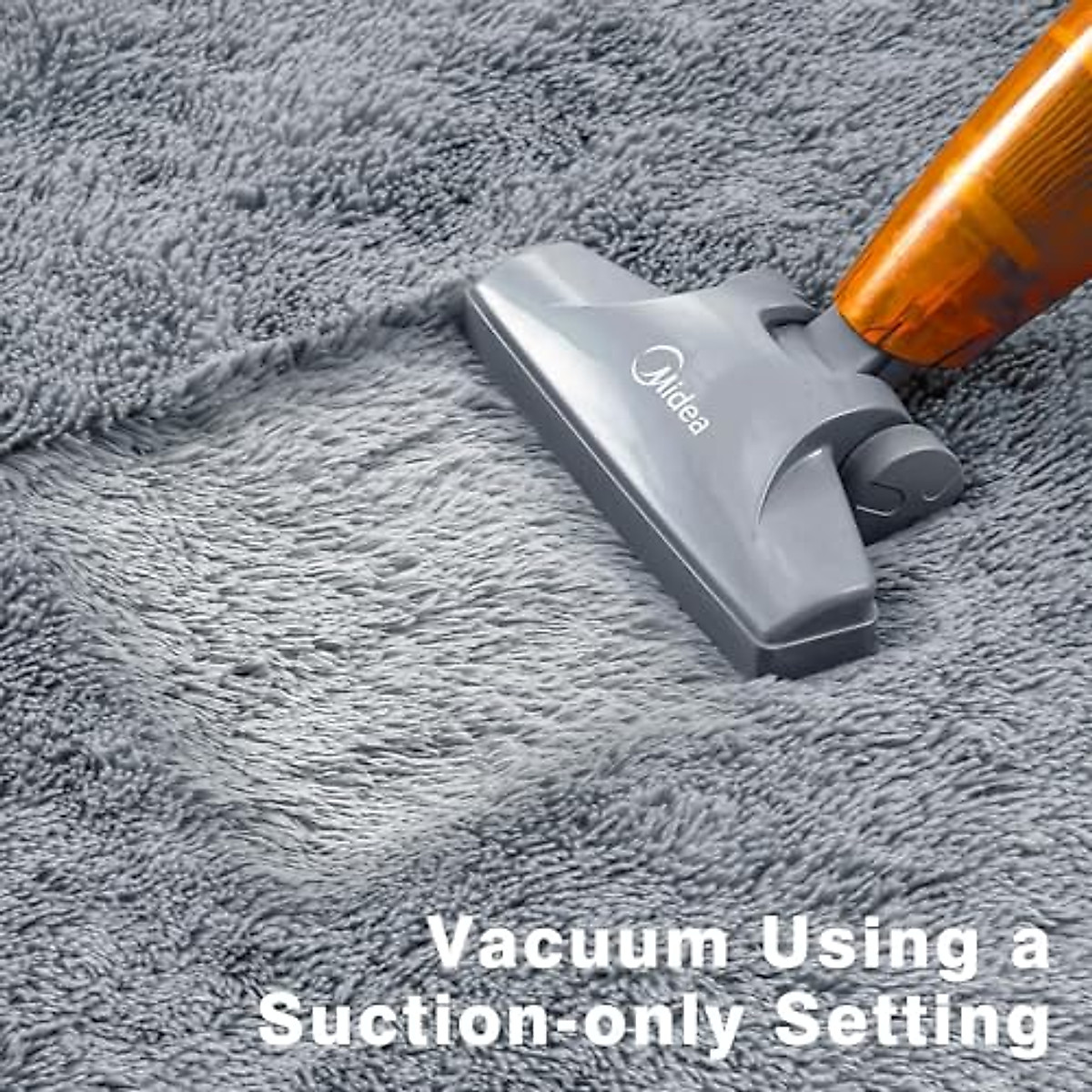 ROCYJULIN Rug, 8x10, Light Grey, High Pile, Area Rug for Living Room, Bedroom, Dorm Room, Playroom, Kids Room