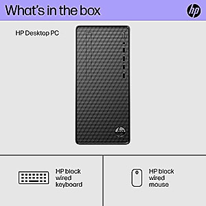 HP Desktop PC, AMD Ryzen 3 5300G, 8 GB SDRAM, 512 GB SSD, AMD Radeon Graphics, Windows 11 Home, M01-F3020 (2022)