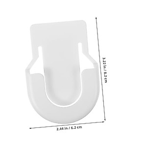 CHILDWEET Hanging Buckle Doctor Accessories Nurse Accessories Holders Replacement Buckle Clip Holder Supply Holder for Nurse White