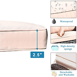 Tangkula 4-Piece Patio Furniture Set, Rattan Wicker Chair Set with 1 Loveseat, 2 Single Sofas, 1 Coffee Table with Tempered Glass Top, Outdoor Furniture Sets for Backyard, Porch, Garden and Poolside