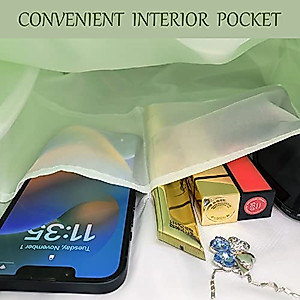 Tellumo Fashion Tote Bag for Women Girl Corduroy Shoulder Cord Purse with Inner Pocket (Cow Pattern)