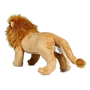 Ice King Bear Lion Stuffed Animal, Lifelike Plush Toy, 12 Inches Length