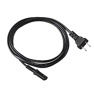 Power Cable 5ft, NEORTX Standard 2-Slot AC Power Adapter Cord 2 Prong Figure 8 Power Dual Pin Non-Polarized Universal Replacement Wall Cable for Original Xbox