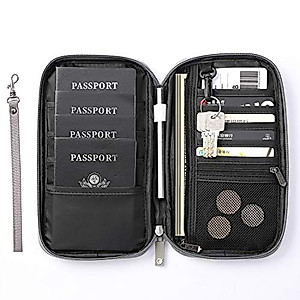 VanFn Passport Wallets and Cosmetic Bags, Makeup Bag Cosmetic Bag for Women Cosmetic Travel Makeup Bag Large Travel Toiletry Bag for Girls Make Up Bag Brush Bags Toiletry Bag