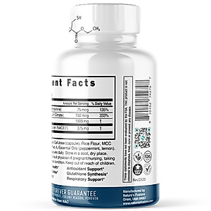 Nature's Fusions Neuro NAC Supplement 375mg Extra Strength with 1800mg Glycine - N-Acetyl Cysteine Ethyl Ester - 20x More Bioavailable Than NAC 600 mg - Boost Glutathione 10x More Than Liposomal