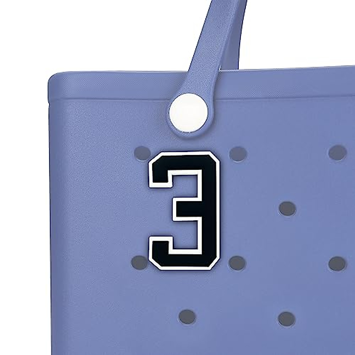 TOYORK Bag Charms for Bogg Bag Accessories Decorative Bogg Bag Charms Insert Number Charms for Beach Tote Bag Accessories