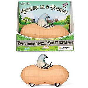 Accoutrements Archie Mcphee Pigeon in a Peanut Pull Back Toy Car (13038)