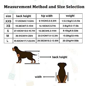 QingYi Dog Wheelchair , Adjustable Animal Exercise Wheels,Cart Pet Wheelchair for Handicapped Hind Legs Small Pet/Cat/Dog Walk (S), Red