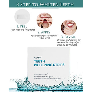 Professional Effects Teeth Whitening Strips 20 Treatments, 40 Strips, Teeth Whitening Kit Gel Products for Sensitive Teeth, Removes Coffee, Tea & Tobacco Stains