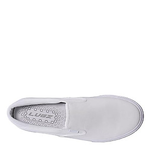 Lugz | Clipper Casual Sneakers for Men | Slip On Shoes for Men | Everyday Men Footwear, White/White, 9