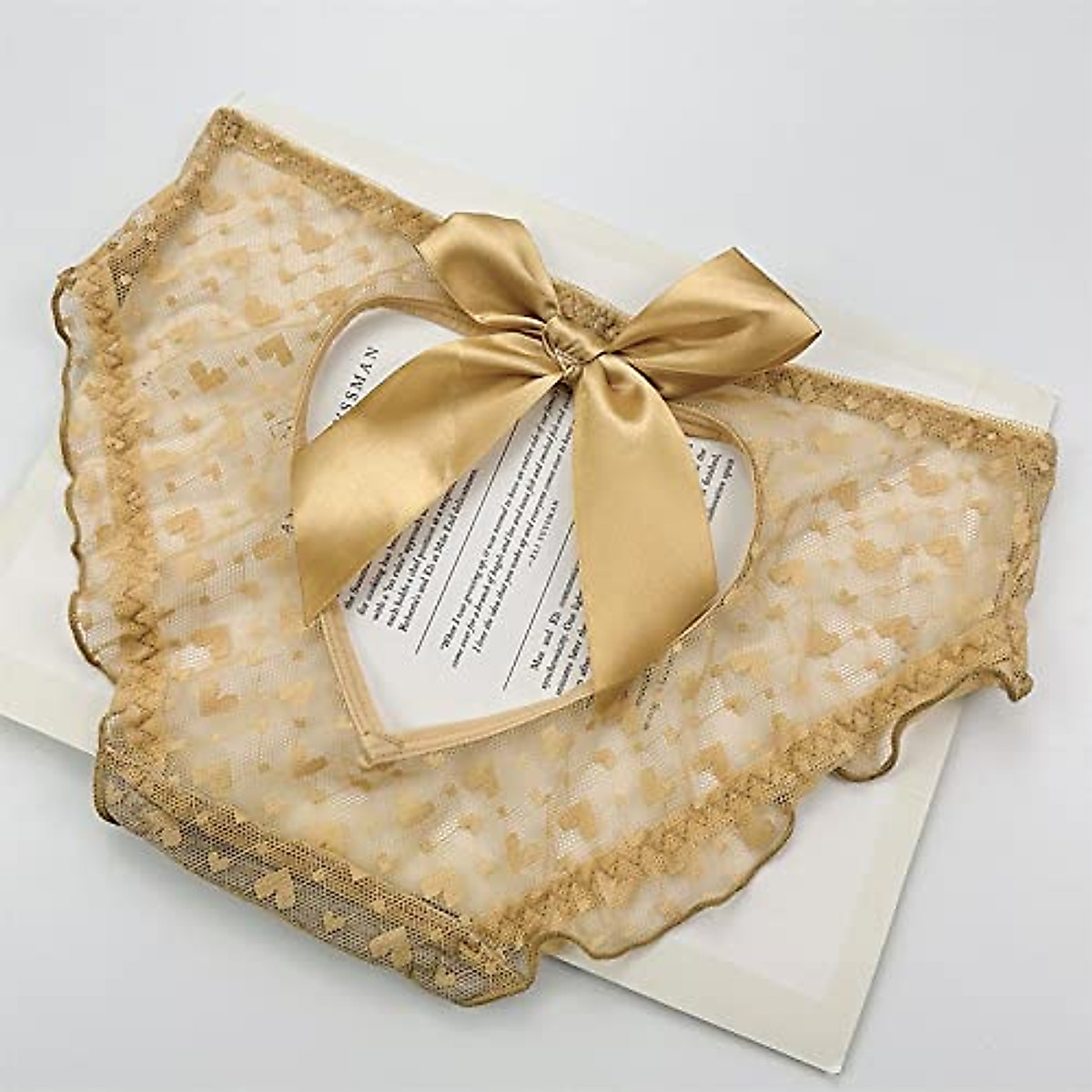 Underwear Women Seamless Thongs for Women Low Rise Floral Lace Stretch Open T-Back Thongs Breathable Solid Color Bowknot Strap Underwear Seamless Underwear for Women