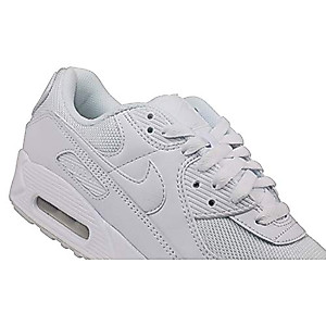 Nike Women Running Shoe, White White White Wolf Grey, 6.5