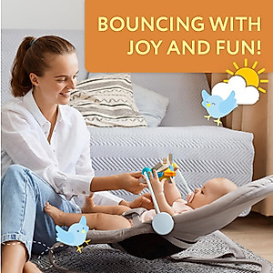 Impresa Wooden Toy Bar for Baby Bjorn Bouncer to Fascinate Your Child - Universal Impresa Toy Arch Intended for BabyBjorn Bouncers - Wooden Toys for Babies for Development of Motor Skills