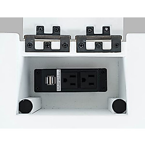 Jofran Inc. Hobson Compact USB Charging Desk