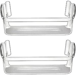UPGRADE 240323002 Refrigerator Door Shelf Bin Replacement Part, Compatible with Frigidaire FGHS2631PF4A, FGHS2655PF5A, FGHS2655PF4, DGUS2645LF6A,FGUS2642LF2 AP2115742 Fridge Side Bottom Shelf 2 Pack