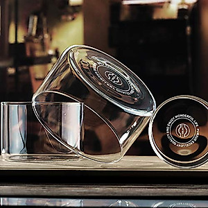 LUXU Glass Salad Bowl Set of 3 Glass,1 of 46OZ Salad Bowl,1 of 29 OZ Mixing bowl,1 of 15 OZ Fruit Bowl