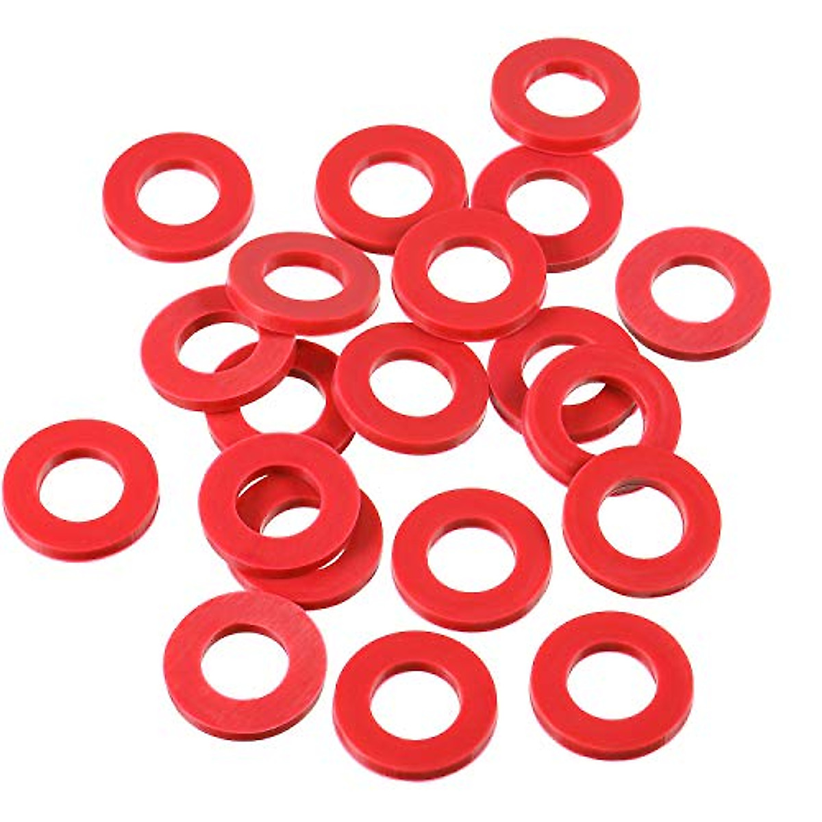 20 Pack 3/4 inch Garden Hose Washers Rubber Washers Seals for Standard Garden Hose and Shower Hose O Ring(Red)