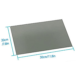 Polarized Film Sheets 3 PCS 7.8 x11.8inches/20x30cm Polarizer Linear Polarizing Filter Non-Adhesive for Educational Physics Photography Lighting