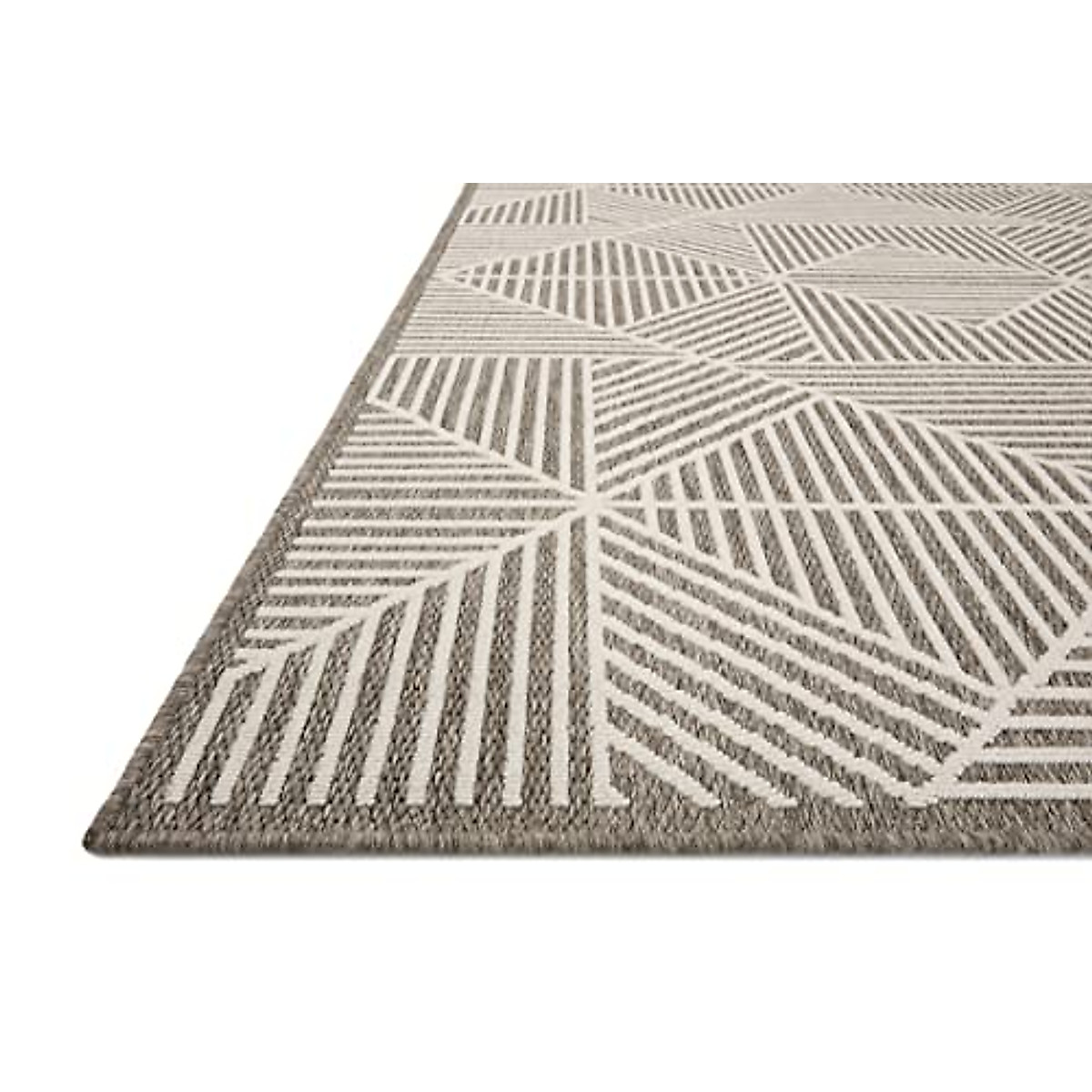 Loloi II Rainier Collection RAI-03 Natural/Ivory, Indoor/Outdoor 2'-2" x 3'-9" Accent Rug