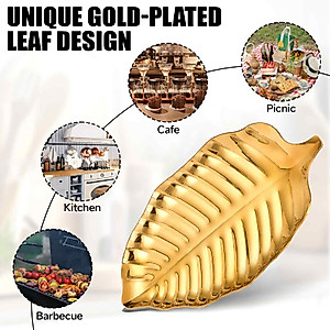 Giantree 1 Pcs Gold Spoon Rest for Kitchen Counter, Gold Spoon Rest for Stove up, Stainless Steel Spoon Rest for Kitchen Counter, Coffee Spoon Rest Utensil Rest for Spoon Dessert Jewelry Storage