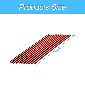 20 Pieces Car Air Conditioner Decoration Strip for Vent Outlet, Universal Waterproof Bendable Air Vent Outlet Trim Decoration, Suitable for Most Air Vent Outlet, Car Interior Accessories (Red)