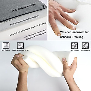 MCOSU Bench Cushion - Outdoor/Indoor Patio Porch Swing Cushions, 48/40/50 x 12/14/16/18 inch Bay Window Seat Furniture Cushion Non-Slip with Zipper(3#,47x13x2in)