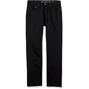 Amazon Essentials Men's Athletic-Fit Stretch Jean, Black, 38W x 32L