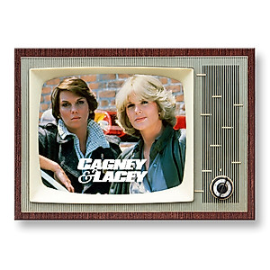 Wag Whimsy Retro Cagney & Lacey TV Design Refrigerator Magnet, 3.5" x 2.5" (9cms x 6.5cms), Steel, 1 Count