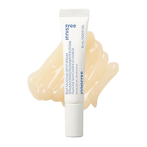 innisfree Bija Salicylic Spot Serum with Salicylic Acid and Castor Seed Oil, Korean Skincare Spot Serum for Smooth Skin (Packaging May Vary)
