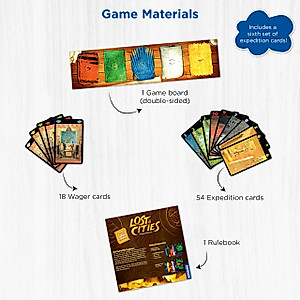 Lost Cities Card Game - with 6th Expedition