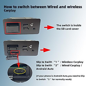 Dasbecan TK78-66-9U0C Mazda Apple Carplay Android Auto Retrofit Kit Compatible with Mazda 2 3 6 CX3 CX5 CX9 MX5 Miata 2014-2020 Adapter Interface Port MZD Connect System 00008FZ34 (2024 New Upgraded)