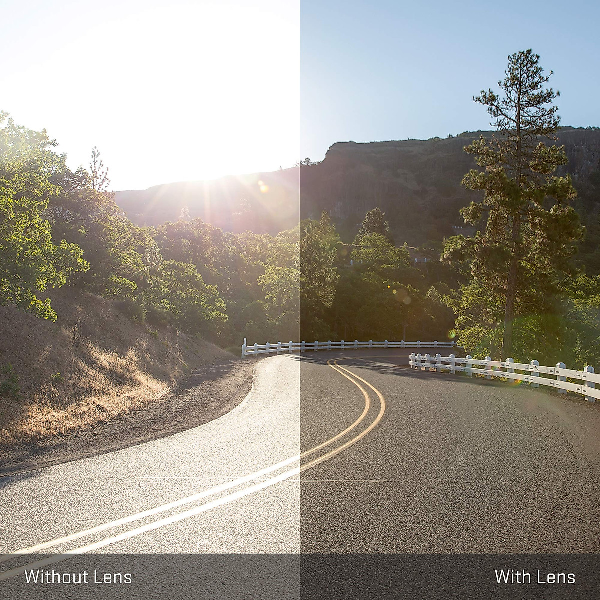 Revant Replacement Lenses for Ray-Ban New Wayfarer RB2132 55mm sunglasses, UV Protection, Anti-Scratch and Impact Resistant, Polarized Stealth Black