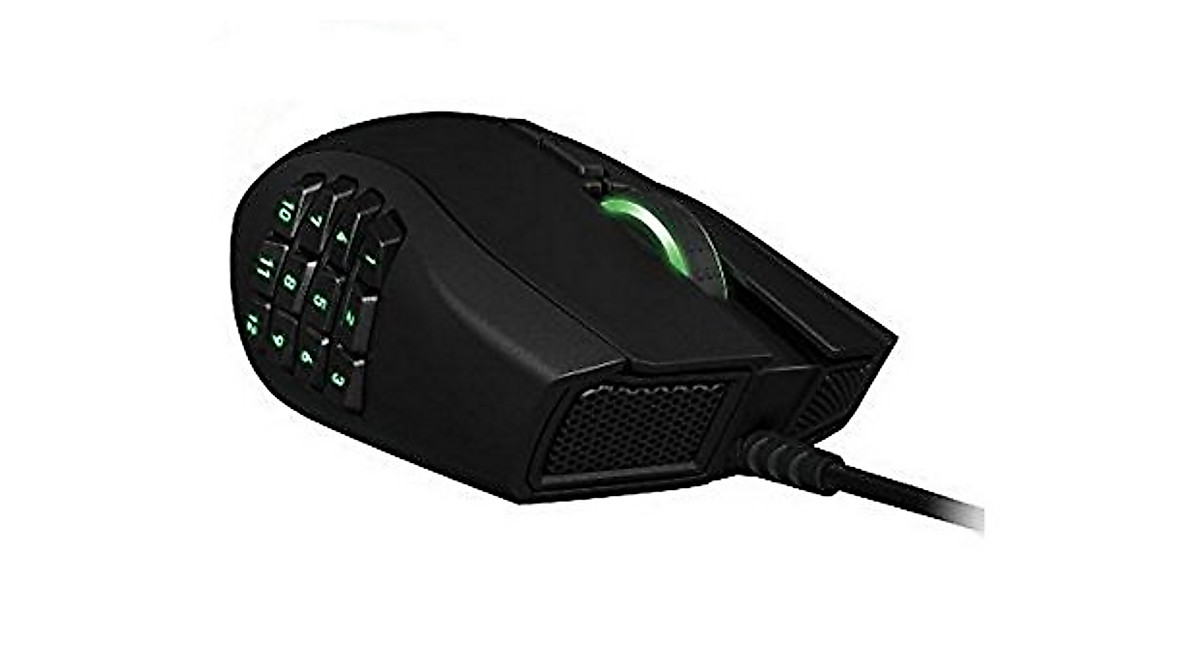 Razer RZ01-01050100-R3M1 Naga Left-Handed - Ergonomic MMO Gaming Mouse ...