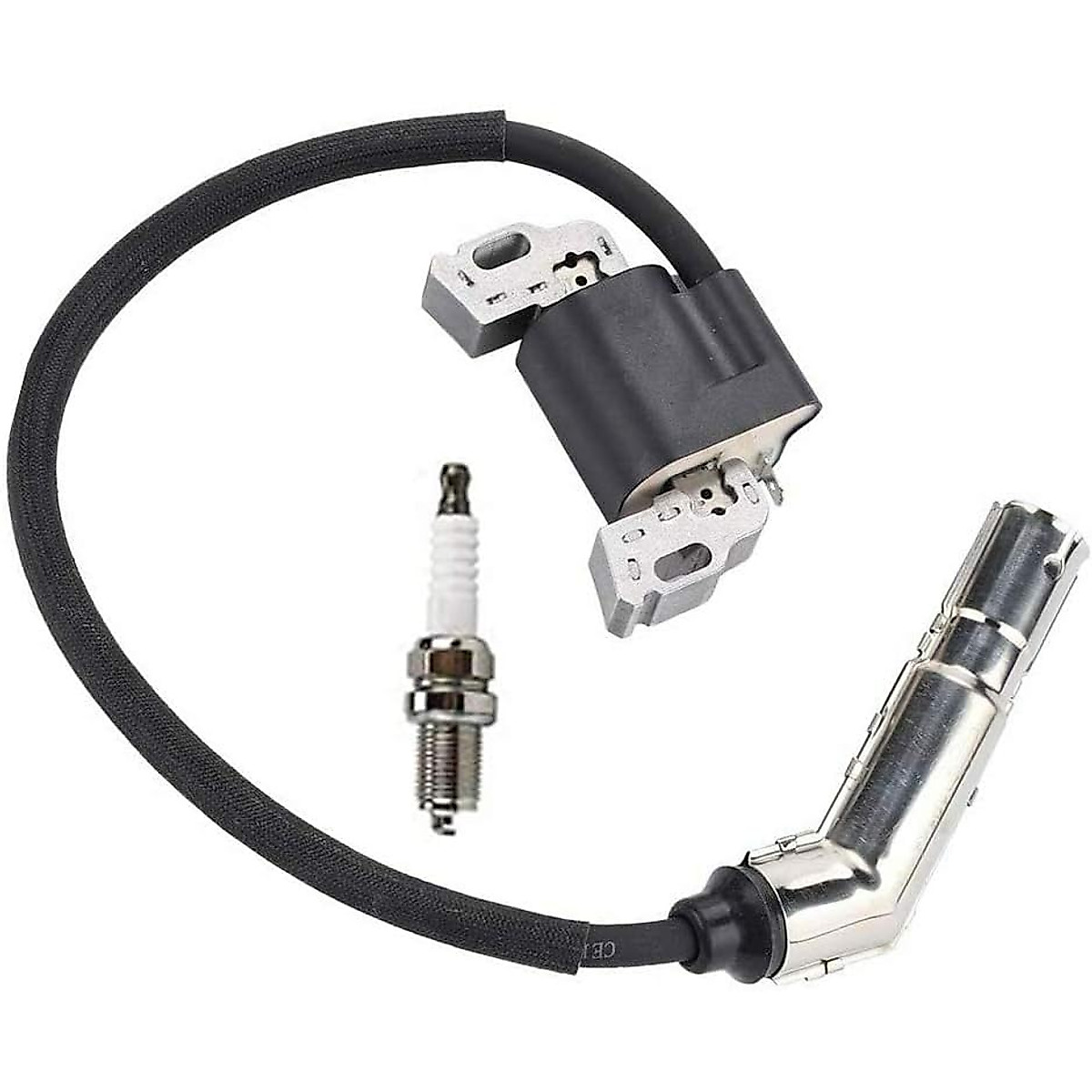 FitBest Ignition Coil 595304 for 799650 592841 795315 17HP 17.5HP 19.5HP 20HP Intek OHV Engine Poulan Craftsman MTD Troy-Bilt Lawn Mower Magneto Armature