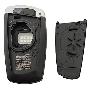 Replacement Keyless Entry Remote Control Key Fob Cover Case fit for BMW 1 3 5 Series X1 X3 X5 X6 Z4 328i 325i 320 Key Fob Shell