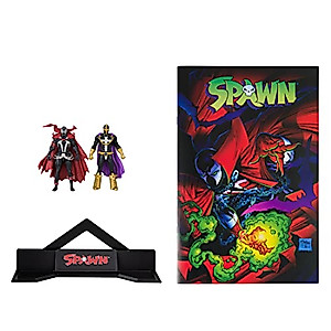 McFarlane Toys - Spawn Page Punchers 2pk Spawn and Anti-Spawn 3in Action Figures with Comic